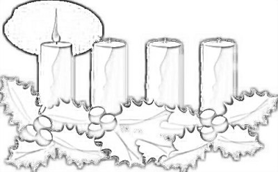 Adwent - Kolorowanki do druku