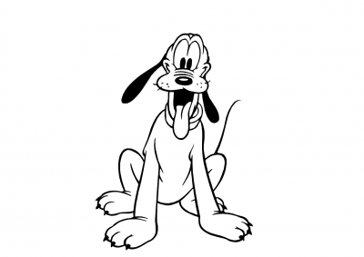 Pluto - Kolorowanki do druku